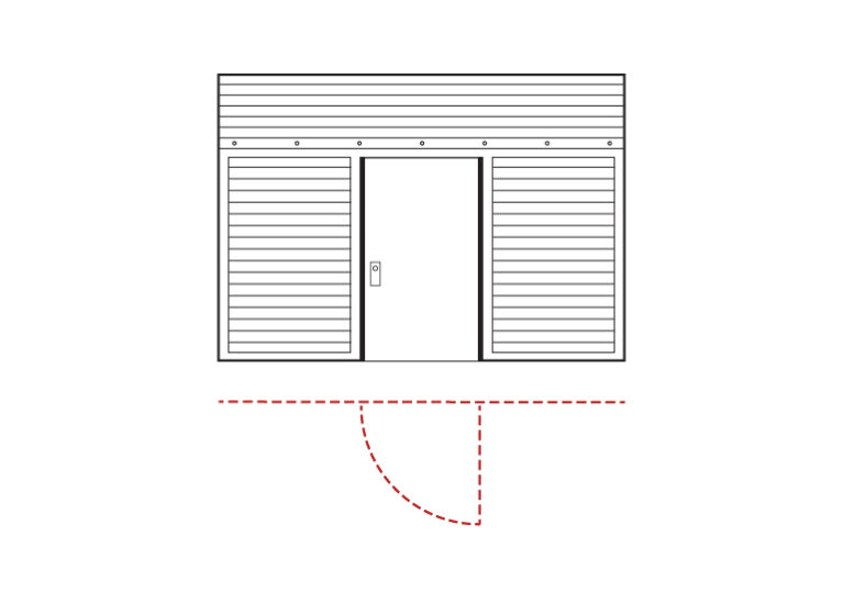 CASE 1: Vertical Acting with Complying Swing Egress Door(s) | McKEON