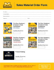 Sales Material Order Form_022023 | McKEON