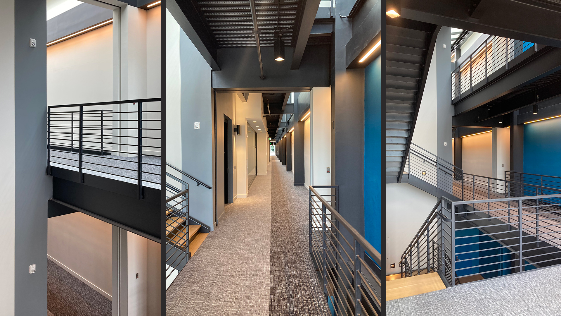 Deployable Fire Doors Protect Exit Stair In Open Office Plan | McKEON