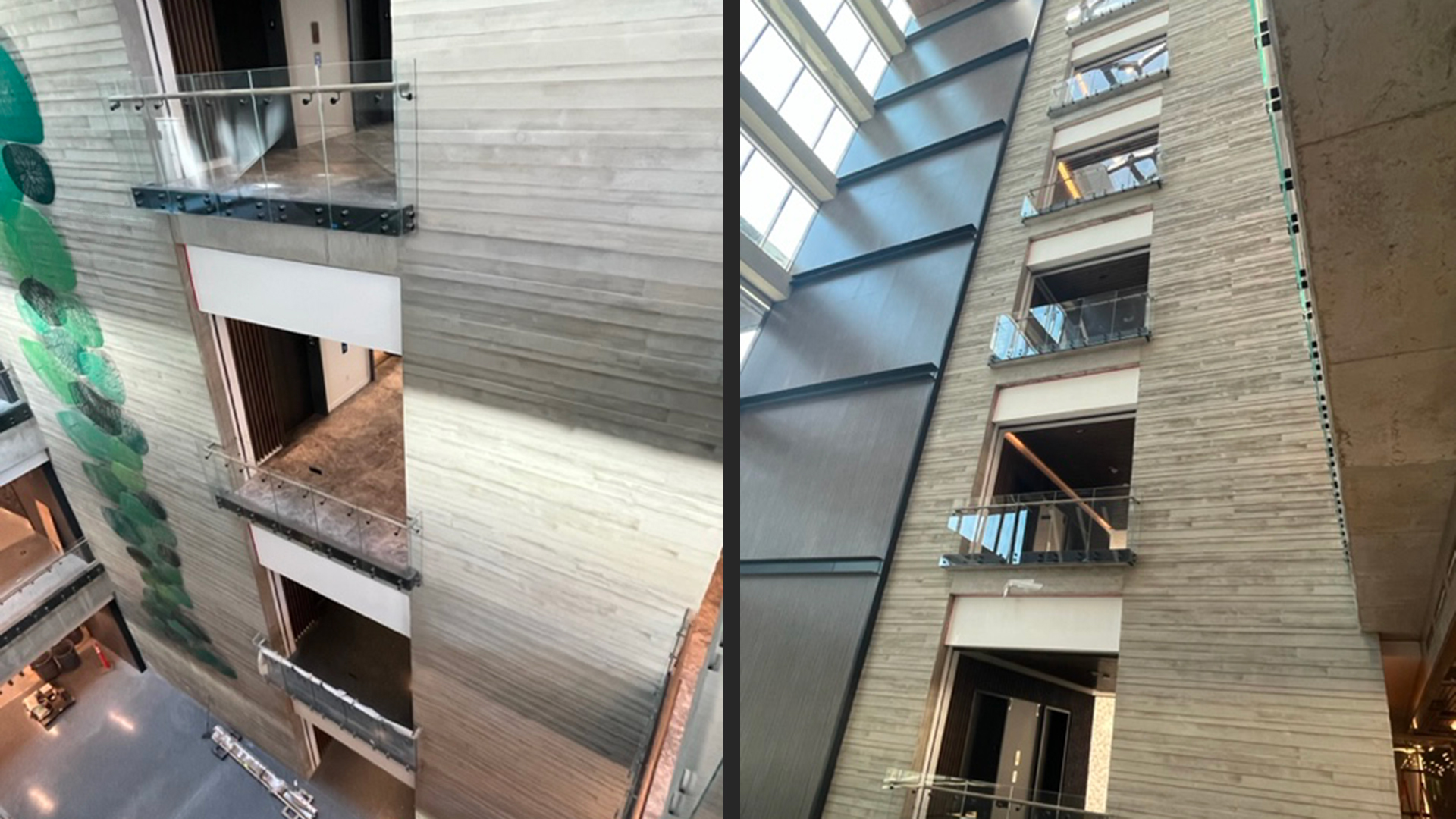 Naturally Lit Core Atrium Protected By 18 Fire Shutters | McKEON