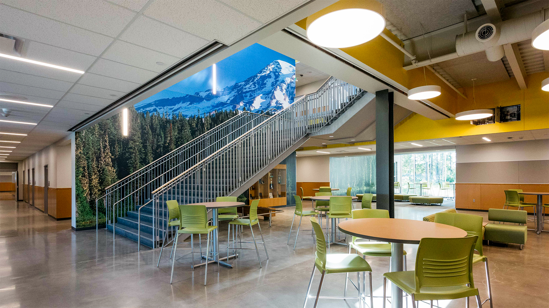 Open Stairway Possible With Unique Draft Curtain | McKEON